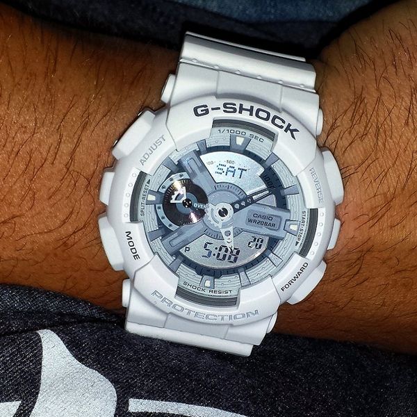 FS: G-Shock GA110C-7ACR in White (Eminem Watch) Mint - (Reduced ...