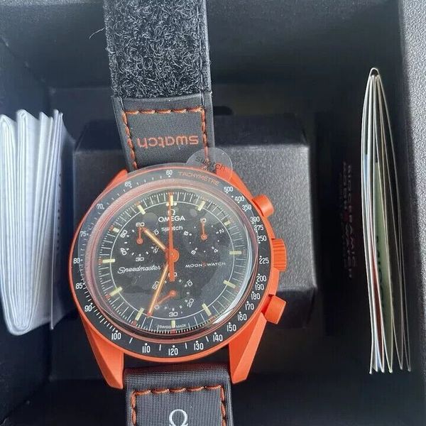 Swatch x Omega Moonswatch Mission To Earth LAVA Watch - With Box ...