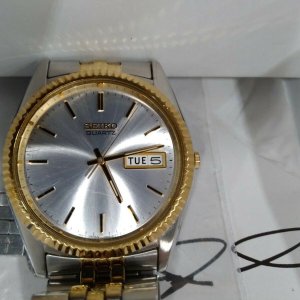Seiko Men's SGF204 Stainless Steel Two-Tone Watch | WatchCharts Marketplace
