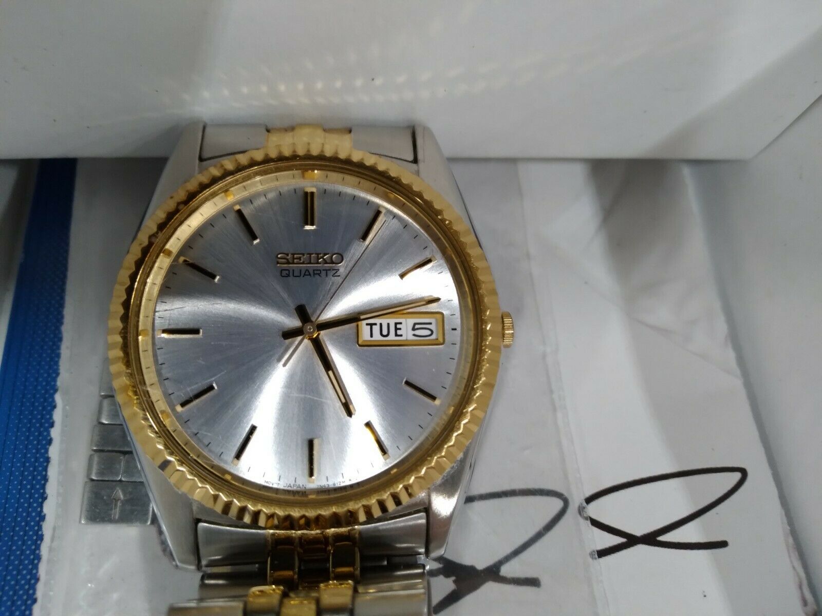 Seiko Men's SGF204 Stainless Steel Two-Tone Watch | WatchCharts