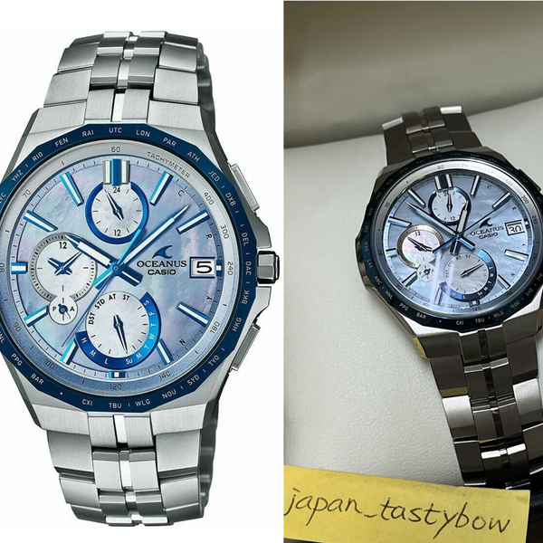 CASIO Watch OCEANUS Manta Bluetooth Radio Solar OCW-S5000APA-2AJF Men's | WatchCharts