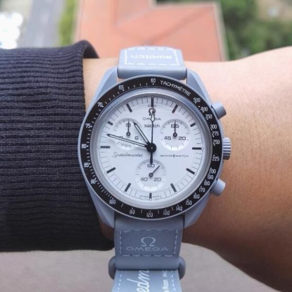New x Omega Bioceramic Moonswatch Mission 1965 Watch -With Box ...