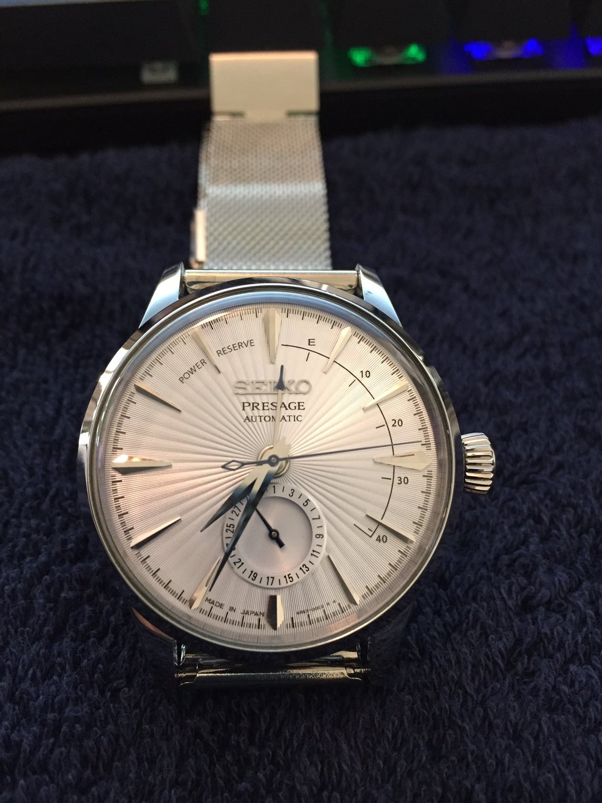 Seiko Presage Cocktail Automatic - SSA343 - Date and Power Reserve ...