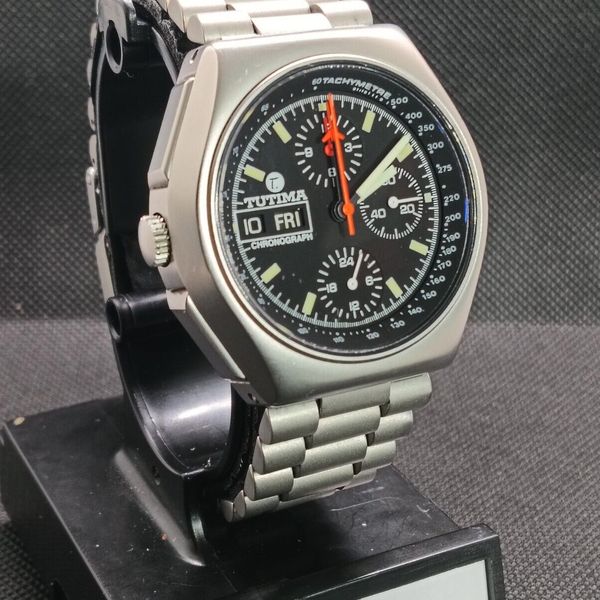 Tutima 798.23 LEFT H. NATO Air Force Lemania 5100 Tachy Chrono Ultra ...