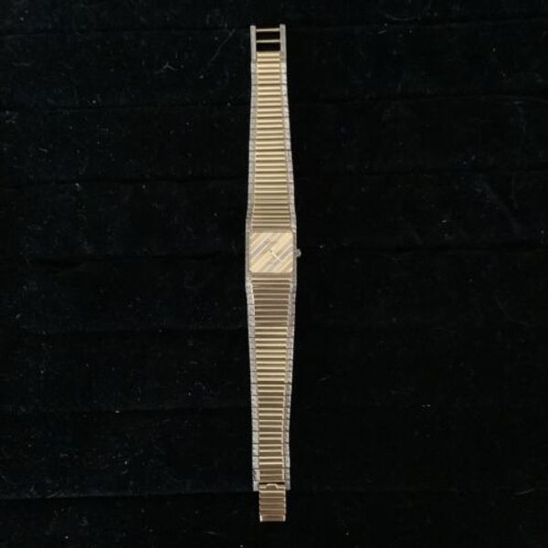 Vintage Raymond Weil 18K Gold ElectroPlated #8057 Geneve Ladies Quartz ...