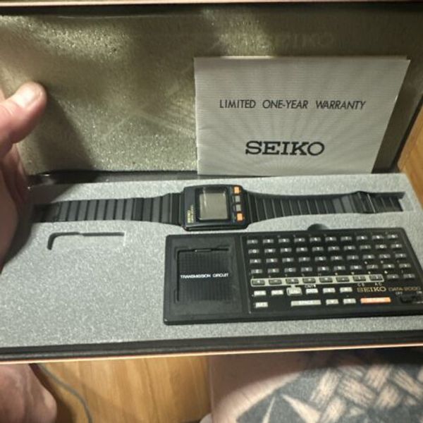 Never Worn Still In Box Seiko Data-2000 Computer Watch | WatchCharts ...