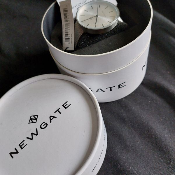 NEWGATE® WATCHE Drumline Quartz stainless steel Mesh Stainless Steel ...