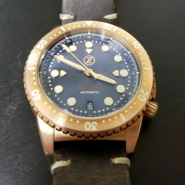 Zelos Mako V2 bronze / cobalt blue | WatchCharts