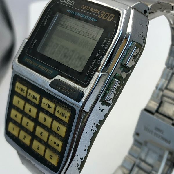 Vintage CASIO DATA BANK 300 DBC-3000 Mens Watch | WatchCharts Marketplace