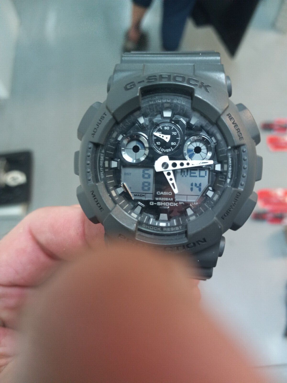 New Casio G-Shock GA-100CF Black Analog-Digital Men Watch | WatchCharts