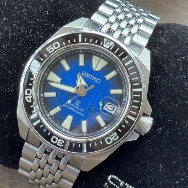 Seiko Prospex King Samurai Save The Ocean Manta Ray Automatic Watch ...