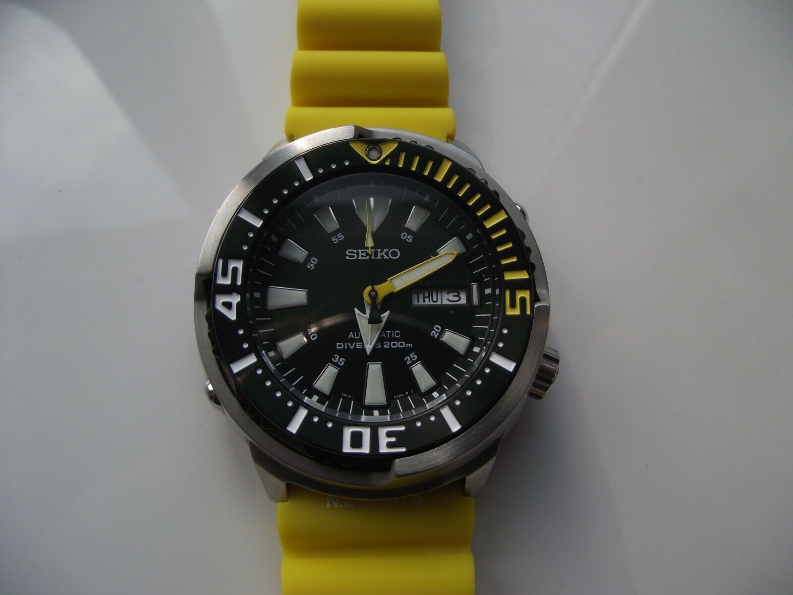 Seiko "Yellow Fin" Baby Tuna Automatic SRP639K1 Gent's Divers Watch ...