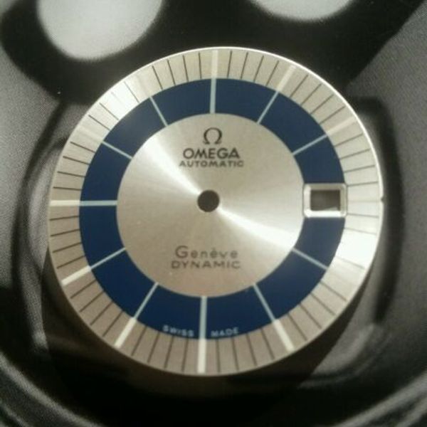 Dial or Dial omega geneve dynamic 1012 automatic knight new repainted ...