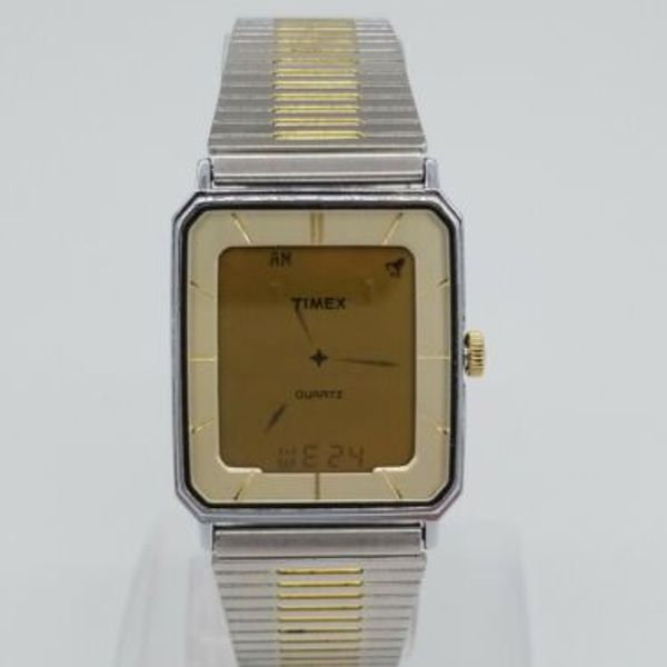 Rare Vintage Timex Z Cell Illusion Watch Digital LCD Mystery Watch AS ...