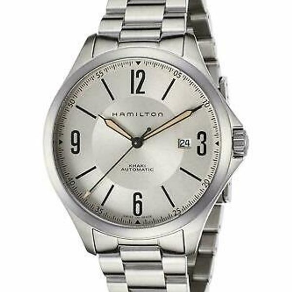Hamilton Khaki Aviation Automatic Stainless Steel Men's Watch H76665125 ...