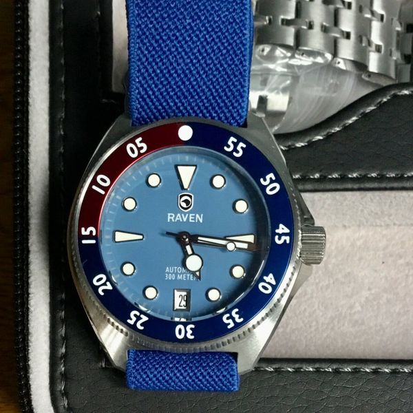 Raven Solitude 300m Diver Watch seiko zelos Brand New only 300 made ...