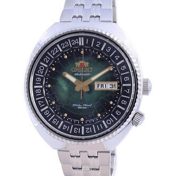 Orient World Map Revival Automatic Diver's RA-AA0E02E19B 200M Men's ...