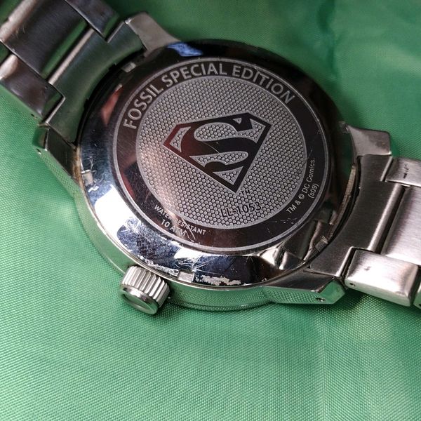 Rare Superman Limited Edition Watch FOSSIL LL1053 | WatchCharts Marketplace