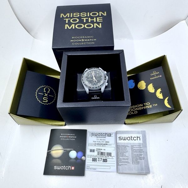Swatch x Omega Mission To The Moonshine Gold Cold Moon 12/2023 Watch ...