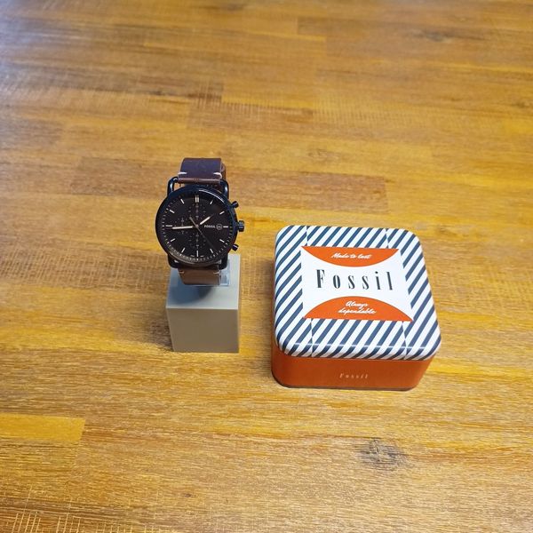 Fossil Watch Chronograph Gents Brown, Men's, FS5403, New Battery ...