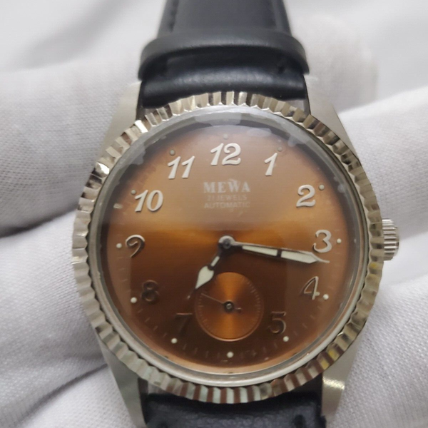 Orologio automatico MEWA NUOVO Vecchio Stock RARO Vintage Uomo 21 ...