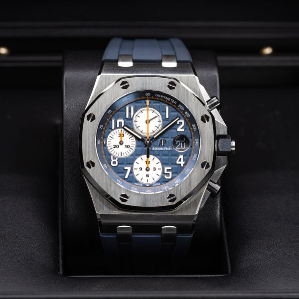 Audemars Piguet Royal Oak Offshore Navy 42mm Full set! AP | WatchCharts ...