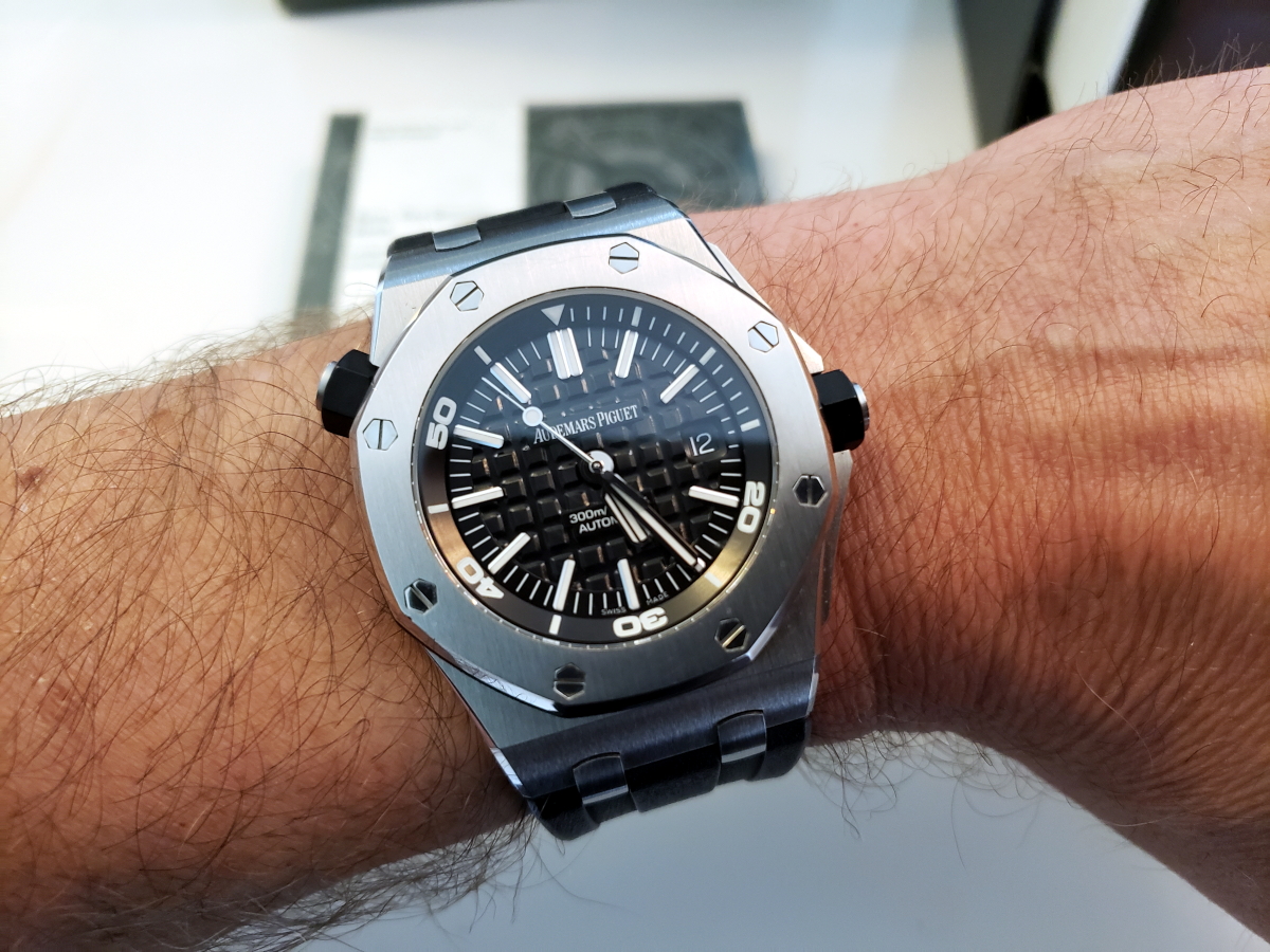 FSOT: Audemars Piguet AP Diver 15703st.oo.a002ca.01 | WatchCharts