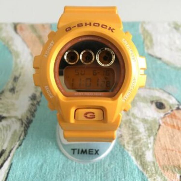 g shock watch Casio gshock dw6900-SB Mango Edition / Orange ...
