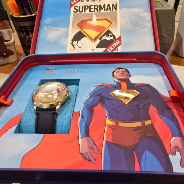 SUPERMAN Fossil Watch METROPOLIS 42mm Limited Edition of 1,938 *Worn ...