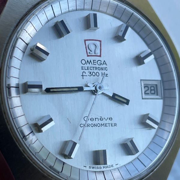 Vintage Omega Electronic F300 Gents Watch Case Ref 198.021 For Repair ...
