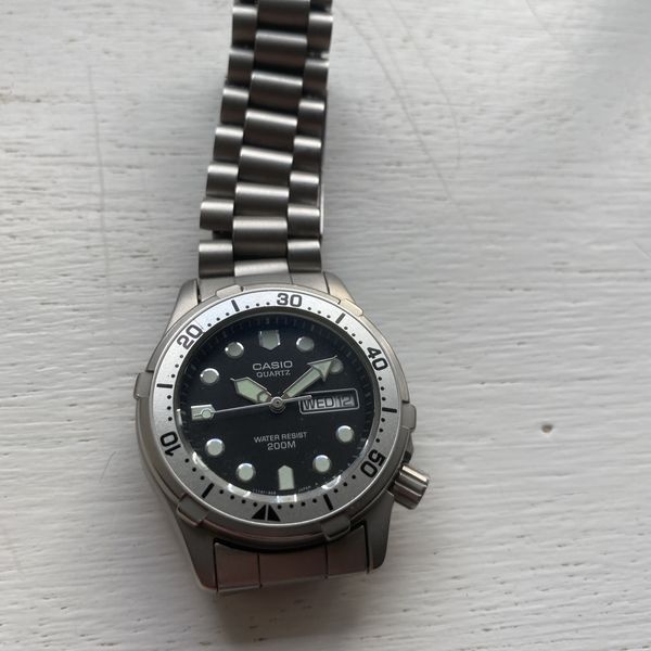 Vintage Casio Divers MD 701 200m Watch Medium Size Spares Or Repairs ...