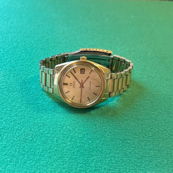 Vintage Omega Seamaster Automatic Cal. 563 Menâ s Watch 14k Gold Filled ...