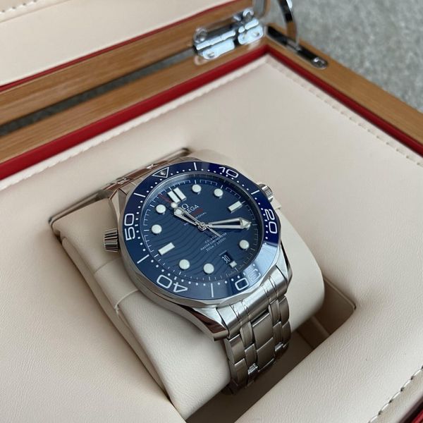 Omega SMP 300 - 2024 BLUE DIAL | WatchCharts Marketplace