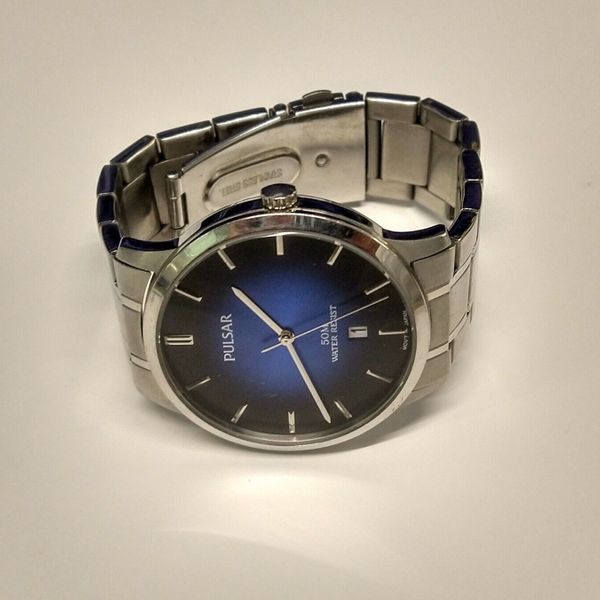PULSAR by SEIKO VJ42-X225 MENS BLUE FADING DIAL WATCH | WatchCharts ...