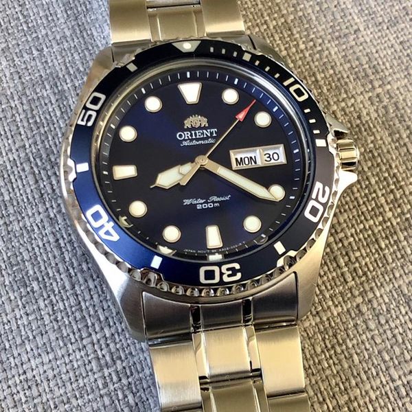 FS: Orient Blue Ray 2 on bracelet | WatchCharts