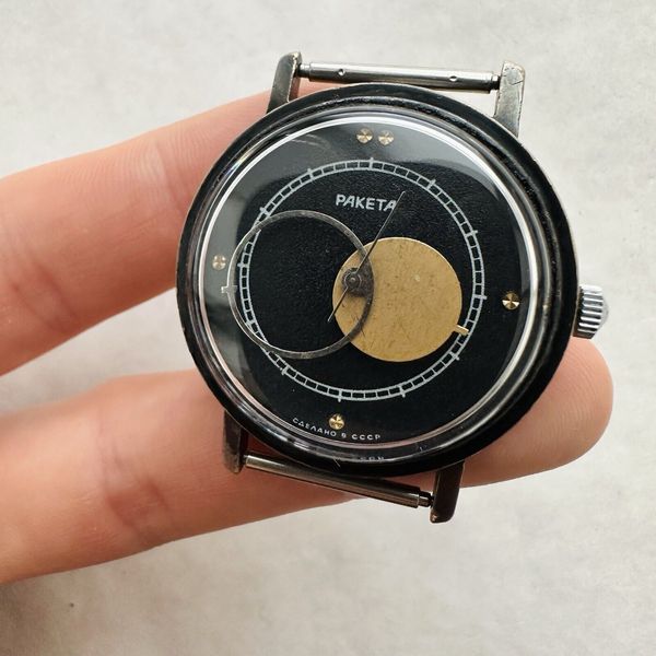 RARE Raketa COPERNICUS 2609.NP Night PChZ USSR Watch Wrist Russian ...