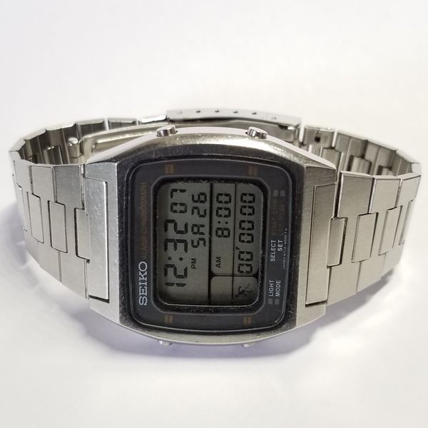 FS: Vintage Seiko A714 Running Man Digital LCD Alarm Chronograph ...