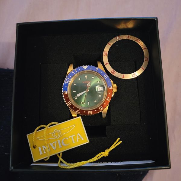 Invicta Pro Diver Face Automatic Gold tone 40mm (ref. #28665 ...