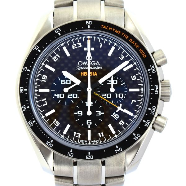Omega Speedmaster Commemorative Model HB-SIA 321.90.44.52.01.001 Solar ...