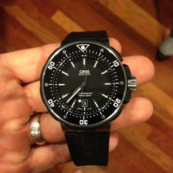 Oris Pro Diver Date on strap w/ All Boxes and Paperwork | WatchCharts
