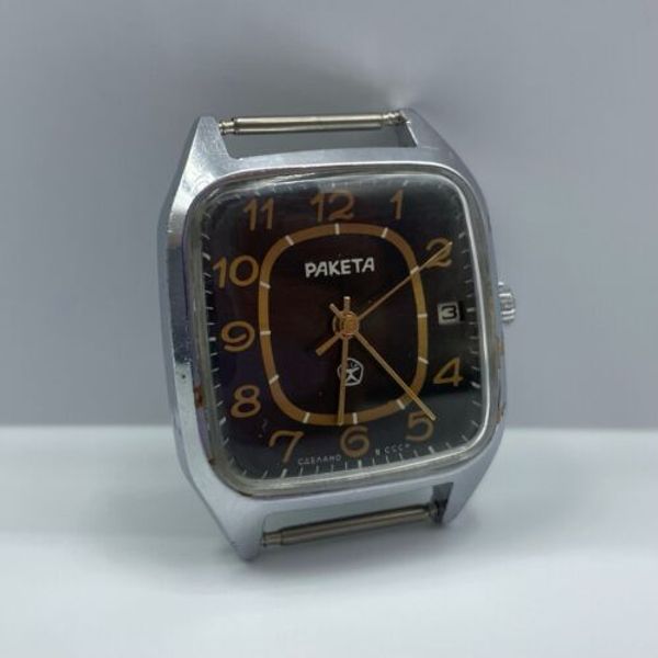 Rare Vintage Soviet Watch Raketa 2614.H 19 jewels mechanical Men's USSR ...
