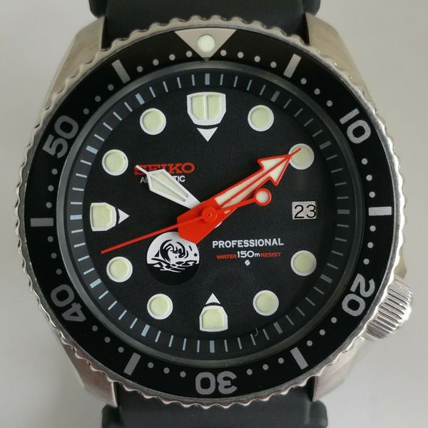 Seiko 7002-7000 Vintage Divers Tsunami Automatic Watch Mod #174 ...