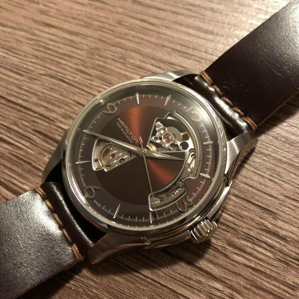 Hamilton Jazzmaster Viewmatic Open Heart H325650 Skeleton Automatic Watch w/ Box | WatchCharts ...