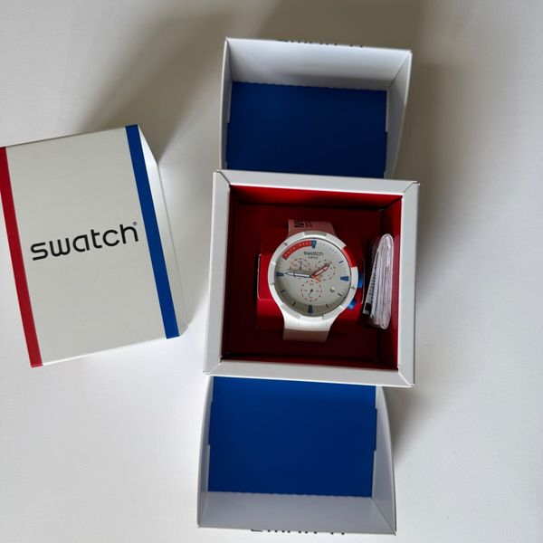 Swatch Nasa Watch - Extravehicular - Space Collection, limited edition ...