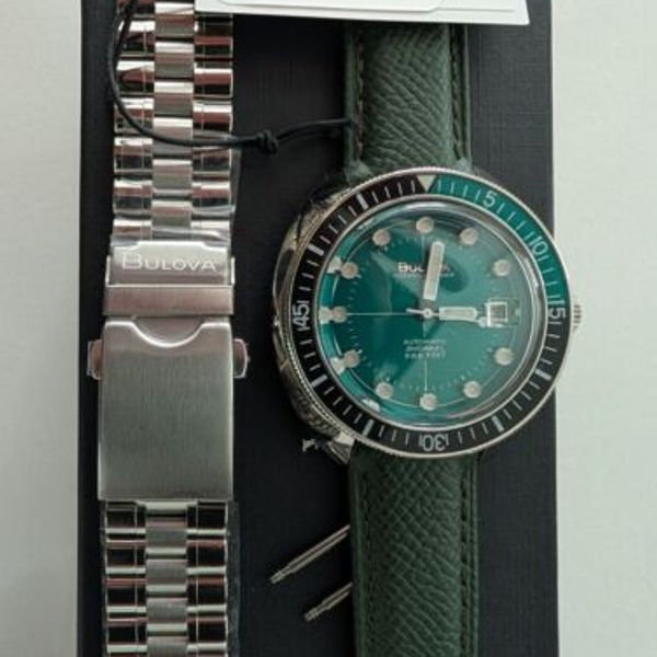 Bulova Oceanographer Devil Diver Automatic Stainless Steel Men's Watch ...