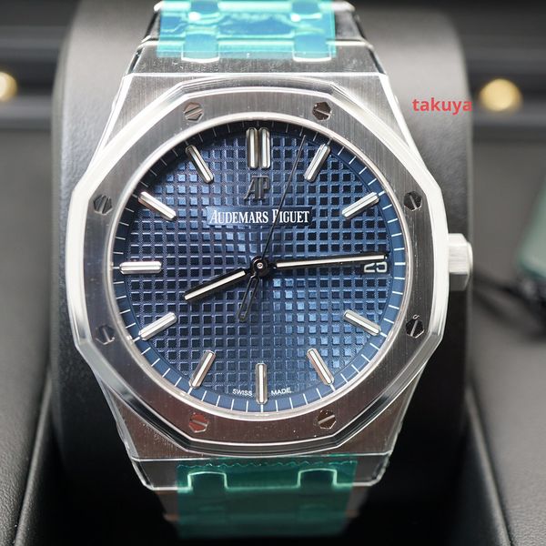 FSOT:BNIB Audemars PIGUET ROYAL OAK 15500ST BLUE DIAL 41MM 2021 SEALED ...