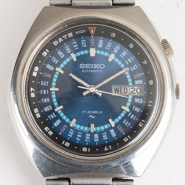 Vintage Seiko 7006-6039 Perpetual Calendar Day Date Man's Watch Runs ...
