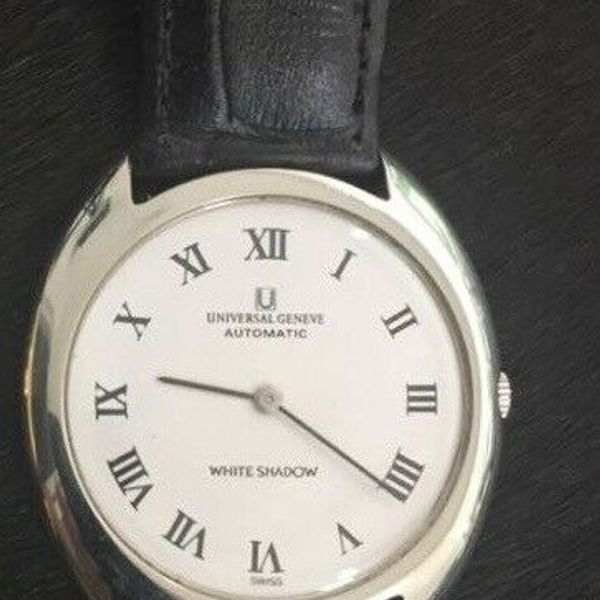 Universal Geneve White Shadow vintage watch | WatchCharts Marketplace