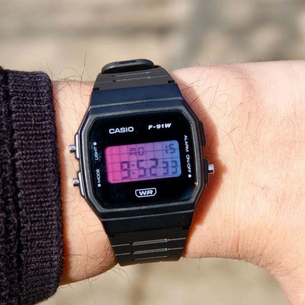 Vaporwave â Modified Watch Based on Casio F-91W â Custom Digital Casio ...