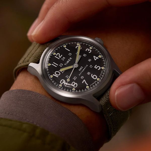 New Timex MK1 Automatic Military Green Watch TW2Y07800 | WatchCharts ...